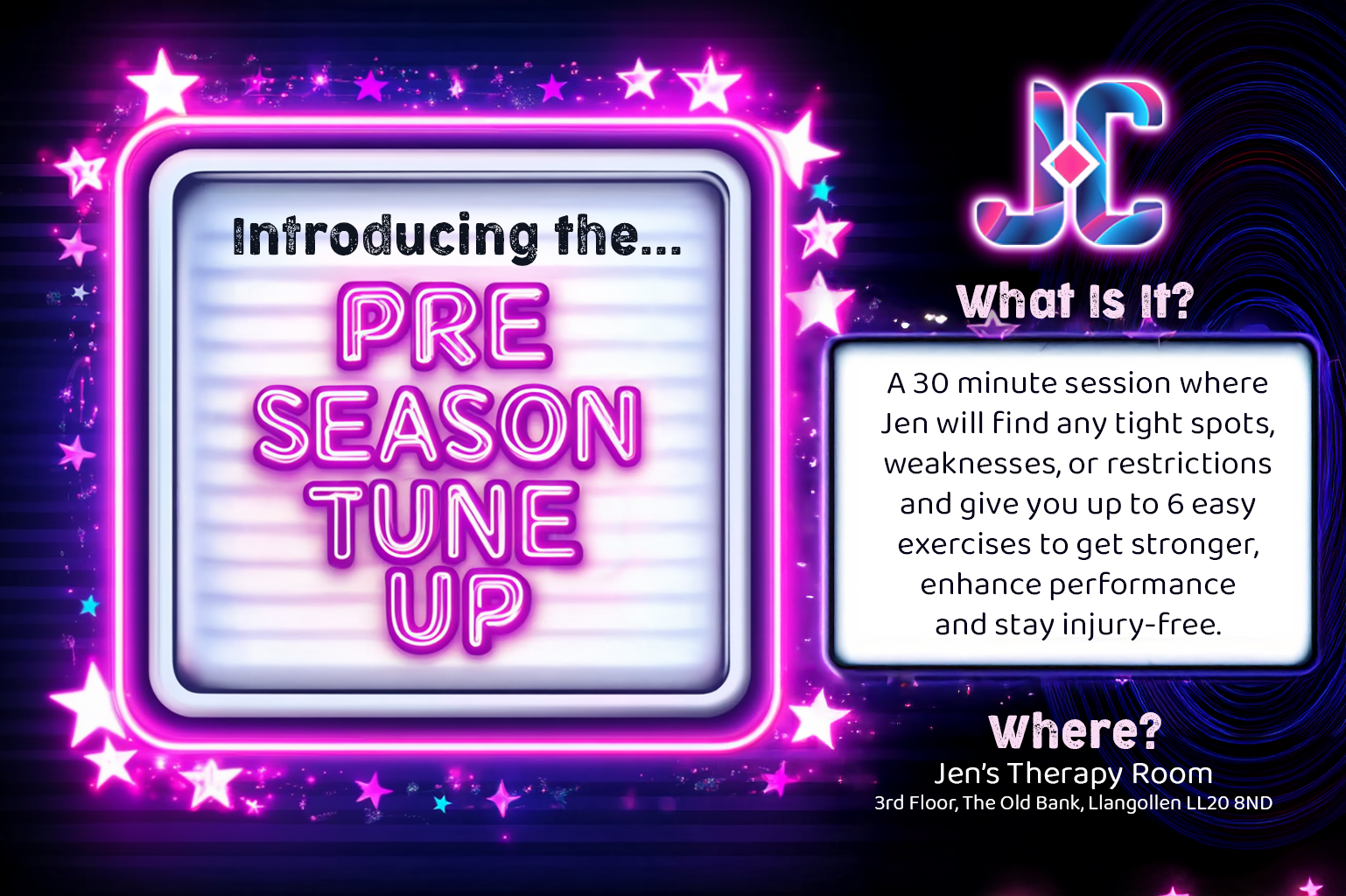 Pre Season Tune Up – Jen Coppock